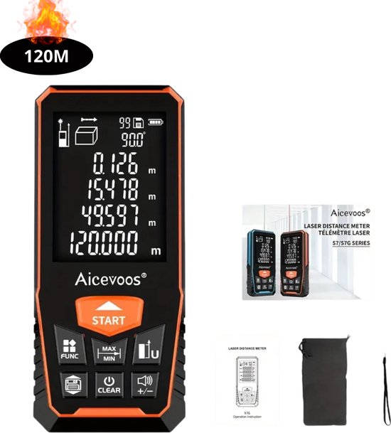 Nivard Laserafstandsmeter - Laser - Afstandsmeter - Afstandmeter ...