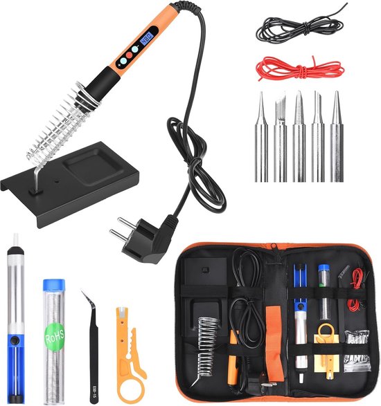 Professionele Soldeerboutset met Temperatuur Instelling van 180 tot 500 ...