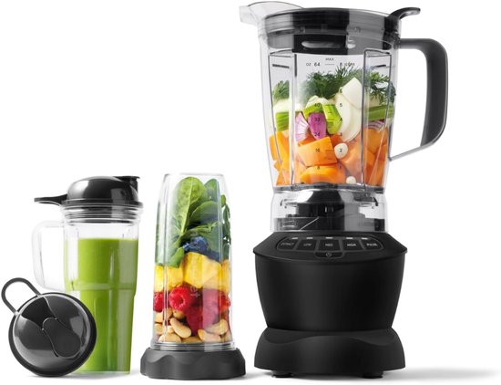 Blender Glazen Kan - Krachtige Blender - Met Glazen Kan - Smoothie ...