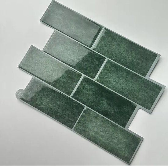 Emerald Tegels Luxe – 3 Tegel Strips – Zelfklevend Behang ...
