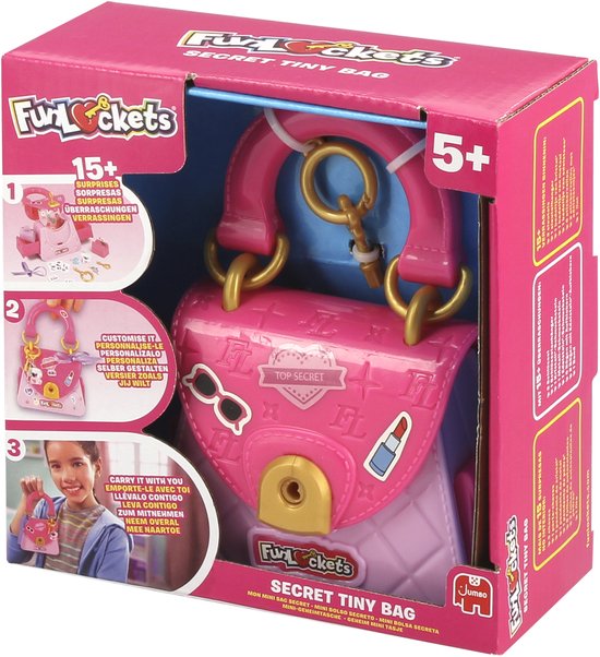 Jumbo FunLockets Mini Tasje - Tiny Bag - Tasje met Geheime Vakjes | bol