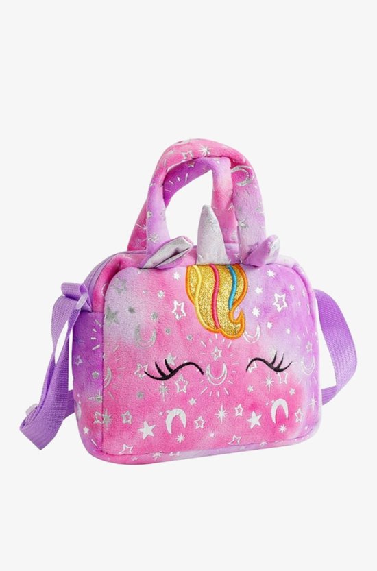 Clockx - Eenhoorn - Kindertas - paars - meisjes Schooltas | bol