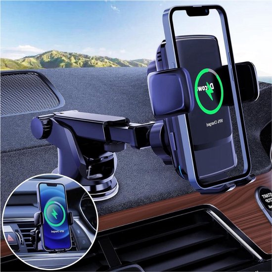 15W draadloze autolader met Coilless Positioning Technology ...