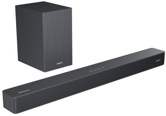 Horizon Soundbar met Subwoofer en Afstandsbediening voor TV - Werkt op ...