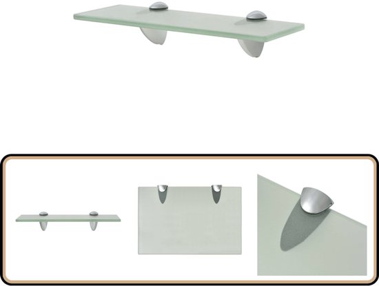 vidaXL Zwevend Schap 30x20 cm - Gehard Glas Zwevende Plank - Wandplank ...