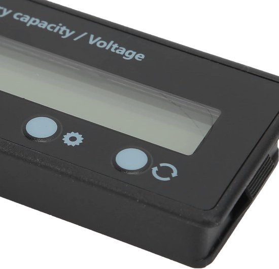 Battery Level Indicator Panel Voltmeter Voltage Tester DC10-100V LCD ...