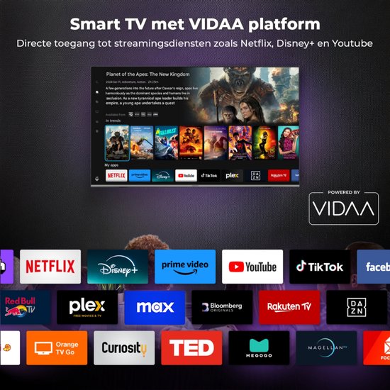 Horizon Diamant 43HL4330F/C Smart TV 43 Inch – Full HD LED – Zeer Smal ...