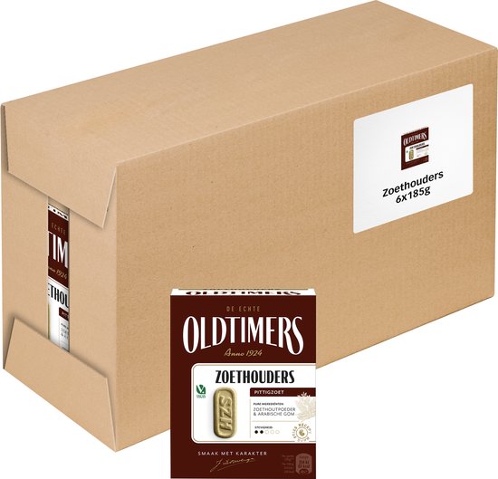 Oldtimers - Drop - Zoethouders - 6 doosjes - 185 gram | bol
