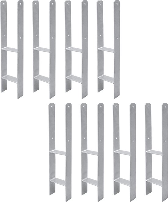 8X Post Support 101MM H Anchor - H-anker - H Form Post Support - H ...