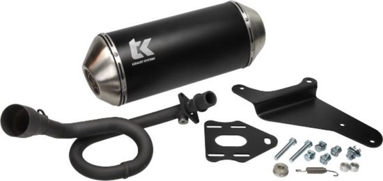 TurboKit Uitlaat Zip IGET 4T 3V Euro 5 - Zwart | bol