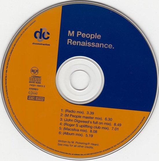 Renaissance, M People | Muziek | bol