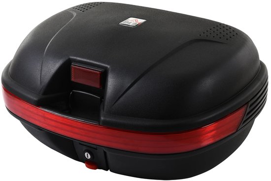 Stemily Topkoffer - Scooter - 43L - 2 Middelgrote Helmen & Extra Accessoires -... | bol