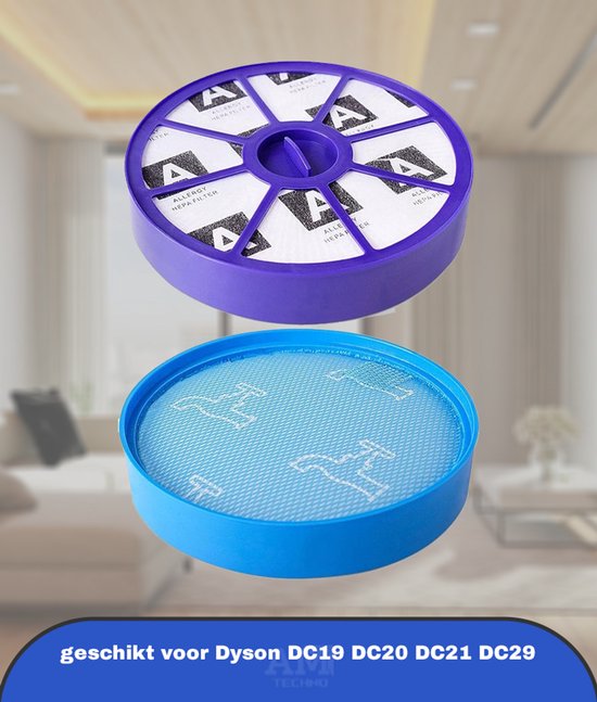 (1 stuk) Hepa-filter geschikt voor Dyson DC19 DC20 DC21 DC29 stofzuiger ...
