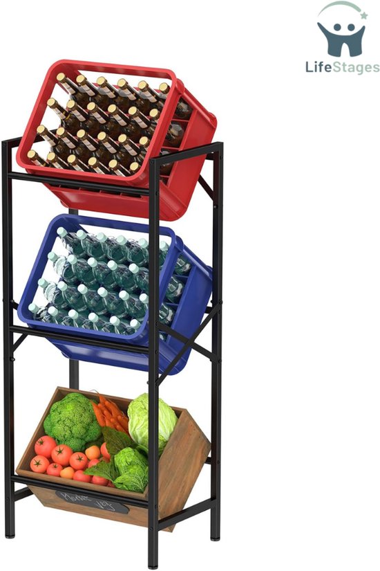 LifeStages - Krattenrek - Drankenrek 3 Kratten - Stevige ...