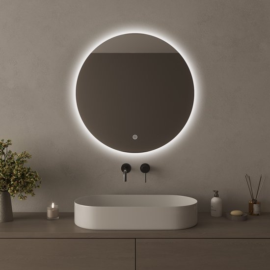 LOMAZOO Badkamerspiegel met LED verlichting - Badkamer Spiegel ...