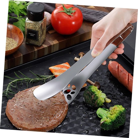 HOMSFOU 2 Stuks Keukentang Cake Tong Salade Tong Buffet Tong Klem ...