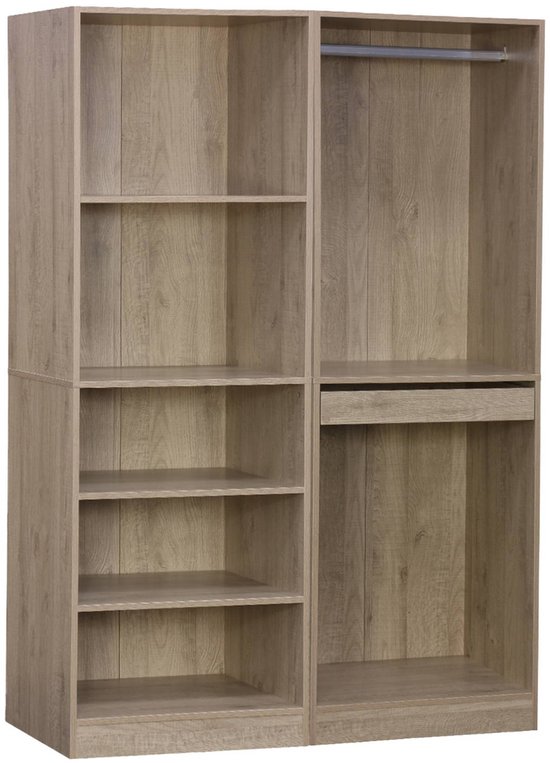 sweeek - Ensemble de garde-robe modulaire avec 2 éléments, étagères ...