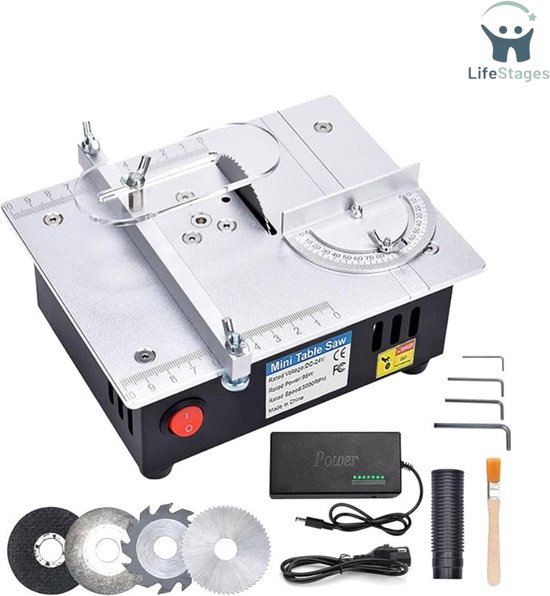 LifeStages - Tafelzaagmachine - Multifunctionele Mini-tafelzaag - 240 W ...