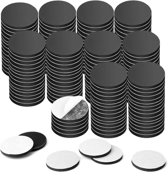 150 Pack 20mm Magnetic Plates Self Adhesive Pads Magnets Round Strong ...