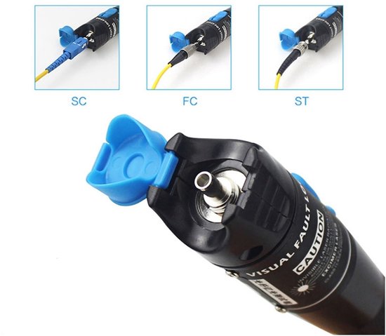 1MW Visual Fault Locator 5KM Visual Fault Locator, Red Light Pen Type ...