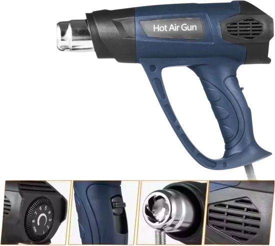 Heteluchtpistool Max - Hittepistool - Verfafbrander - Heatgun ...