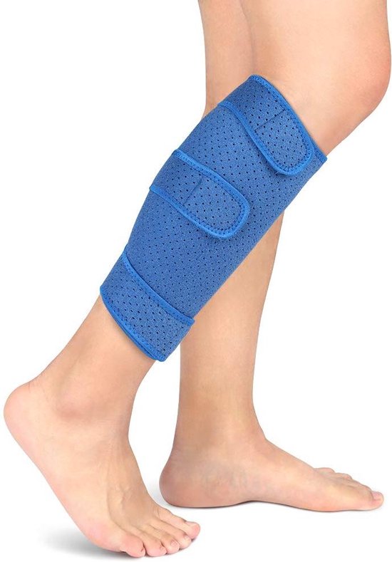 Kalf Shin Splint Compressie Wrap Verstelbare Anti-Slip Strap ...