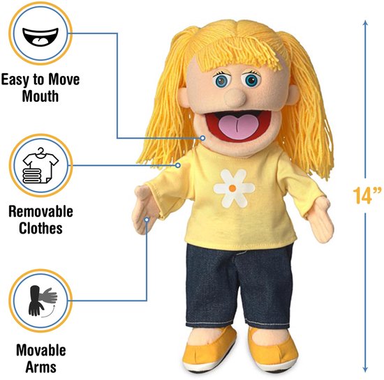 Sillypuppets - Handpop Katie - 35 cm | bol