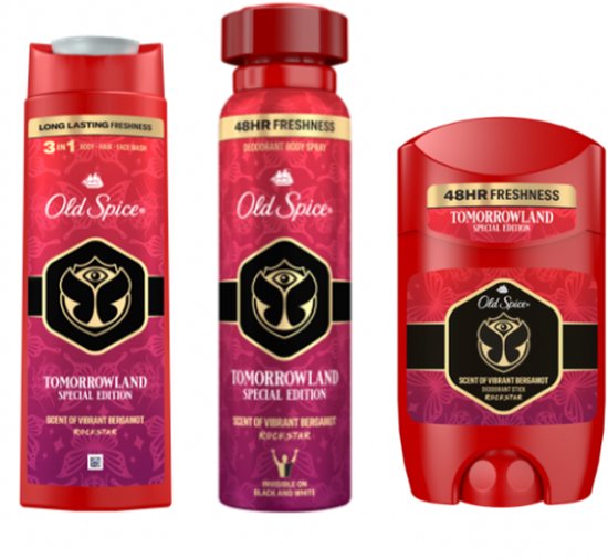 old Spice Tomorrowland Rockstar Luxe Set - Douchegel 400ml / Deodorant ...