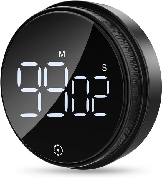 Digitale Keukentimer met Magnetische Bevestiging en LED Display - Ideaal voor Koken en... | bol