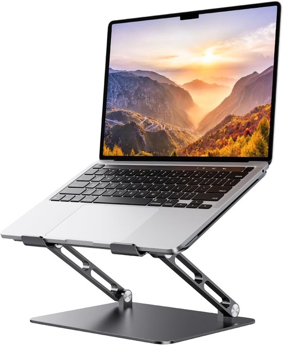 Verstelbare Aluminium Laptopstandaard - Ergonomische Laptopverhoger ...