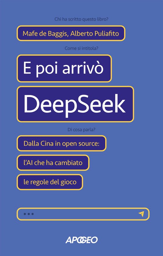 E poi arrivò DeepSeek (ebook), Mafe De Baggis | 9788850338672 | Boeken | bol