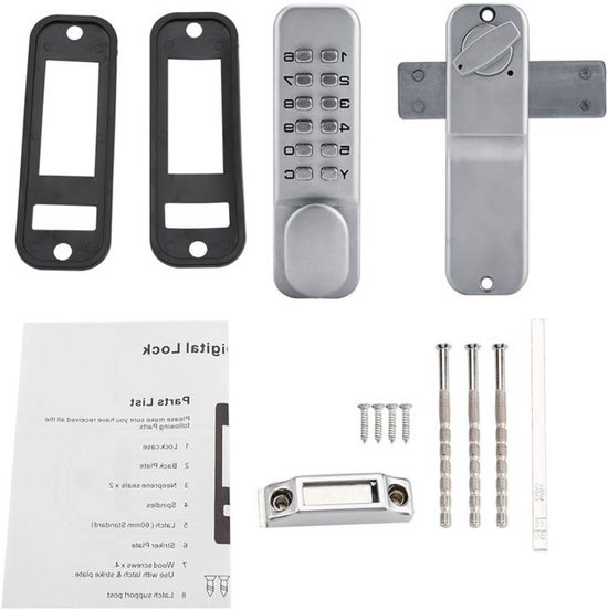 Deurslot Buitendeur - Smartlock - Slim Deurslot Met ...