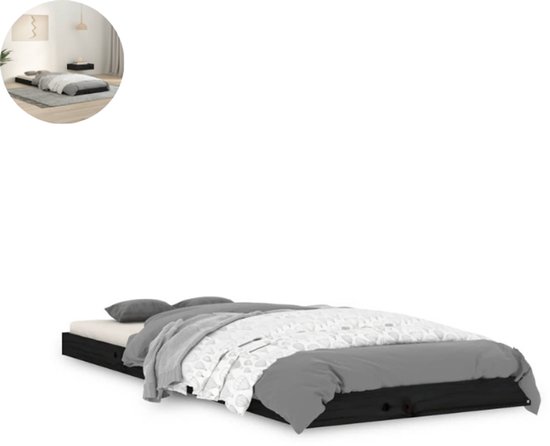 Vloerbed – Laag Bedframe – Minimalistisch Design – Stevig en ...