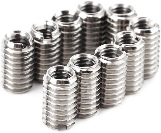 Draadreparatie inzetstuk 10 Stuks M4 X 07 Mm Binnendraad M6 X 1 Mm ...