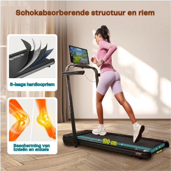 Home Loopband 3-in-1 Opvouwbare Loopband 2,5 PK Voor Thuislooppad ...