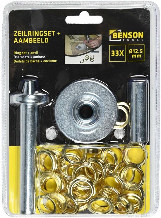 Benson - zeilogen - 30 stuks totaal - 12,5 mm - screendoek - zonwering ...