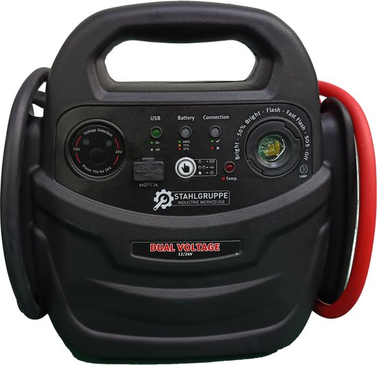 Stahlgruppe SG2400 - Startbooster - 12V - 24V - Lithium Accu | bol