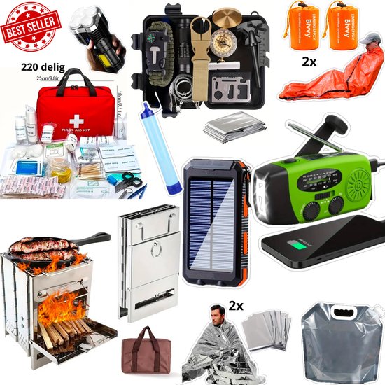 Nr.1 Noodpakket Geadviseerd door de Overheid: Voor Rampen, Calamiteiten ...