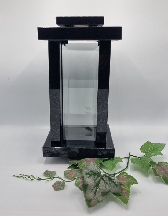 Granieten - Lantaren - Zweeds Zwart - LKK (Groot) - Rechthoek - Glazen ...