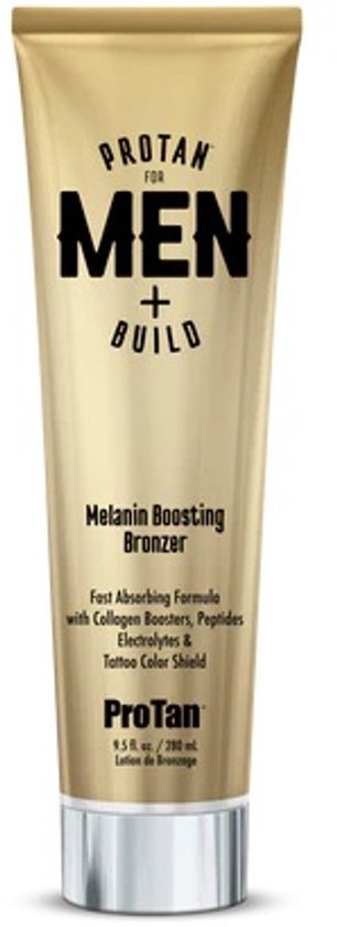 Pro Tan for Men Build - Zonnebankcreme voor Mannen - Boosting Bronzer - 280 ml | bol