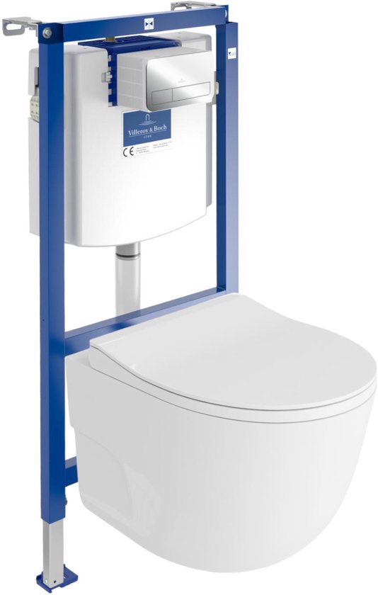 Villeroy&Boch Inbouwreservoir Complete Toiletset ViConnect H112 ...
