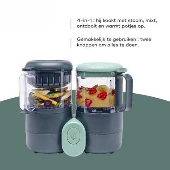 Stoomkoker baby - Baby Stomer en Blender - 4-in-1 Multifunctionele Baby ...