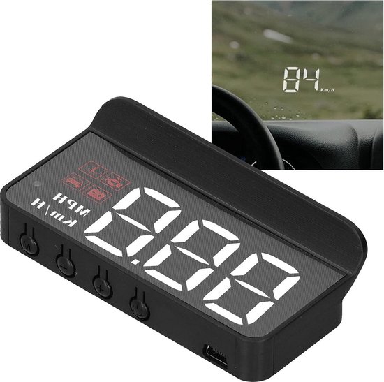 WiiYii Head Up Display M3 - OBD2 - HUD Projector - Universeel | bol