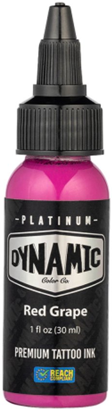 Platinum by Dynamic Tattoo Ink - Red Grape 30 ml | bol