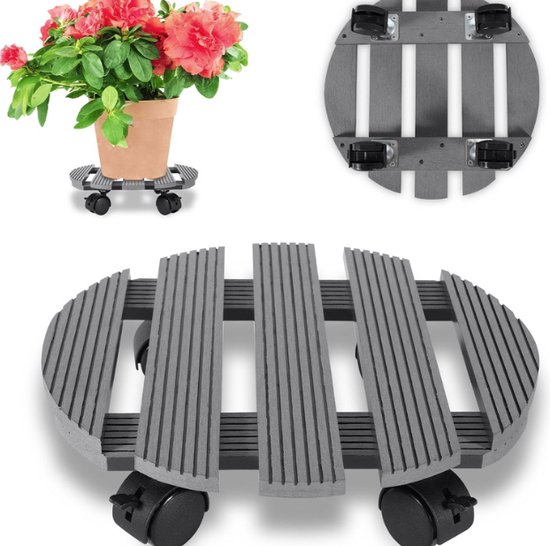 Plantentrolley - Plantenroller - Draagkracht tot 80 KG - Plantenwagen ...