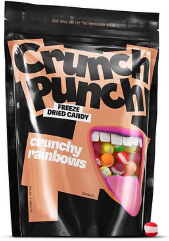 Crunch punch Freeze Dried - Crunchy rainbow - 100 gram - Snoep - TikTok ...