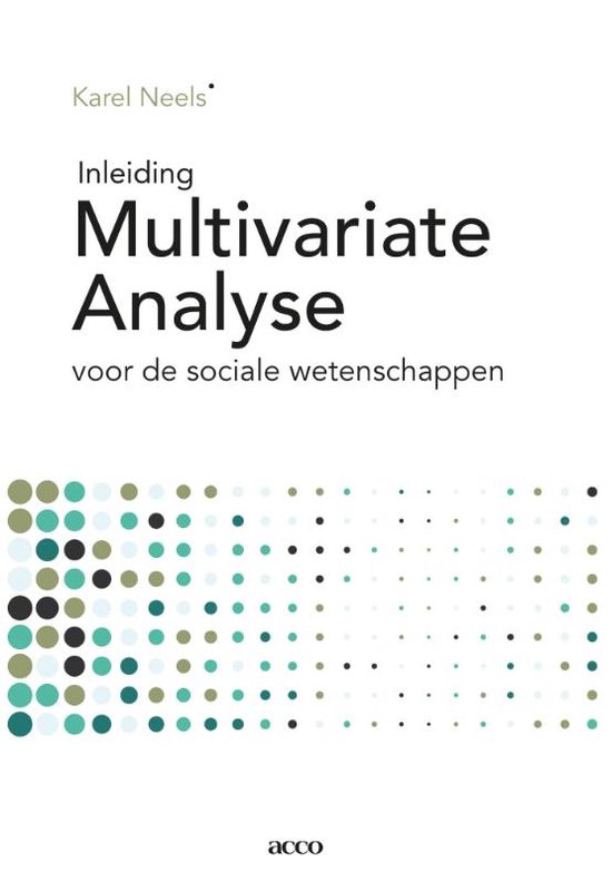 Inleidng Multivariate analyse | 9789462922518 | Karel Neels | Boeken | bol