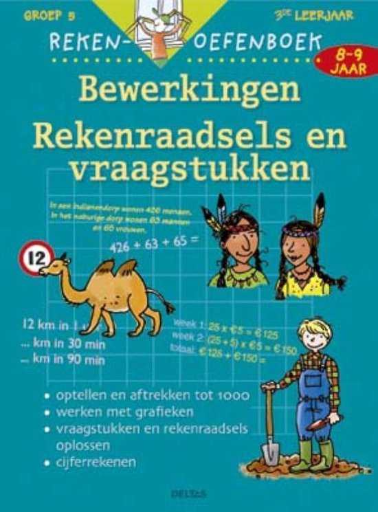 Rekenoefenboek Rekenraadsels en Vraagstukken Bewerkingen, Karin Bastin ...
