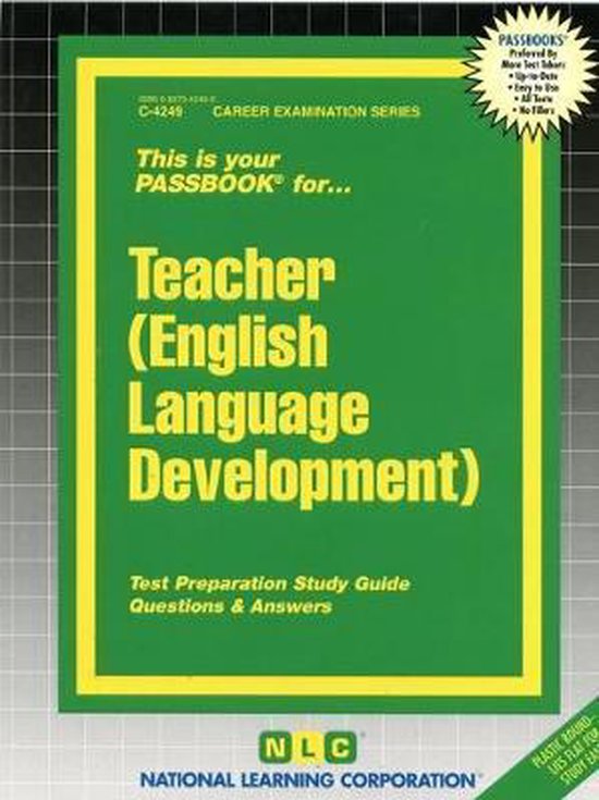 Teacher (English Language Development) | 9780837342498 | National ...
