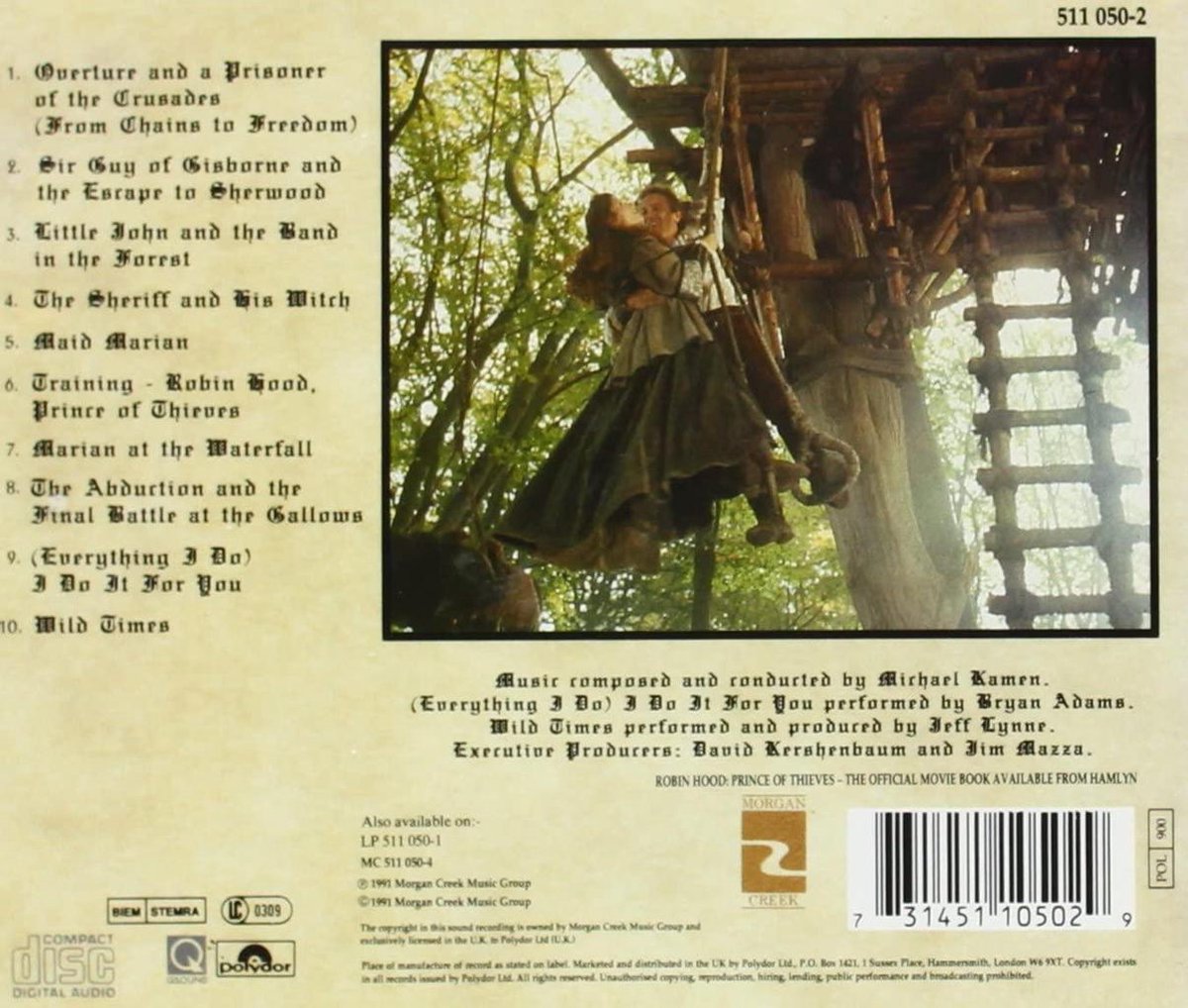 Robin Hood, Prince of Thieves [Original Motion Picture Soundtrack ...